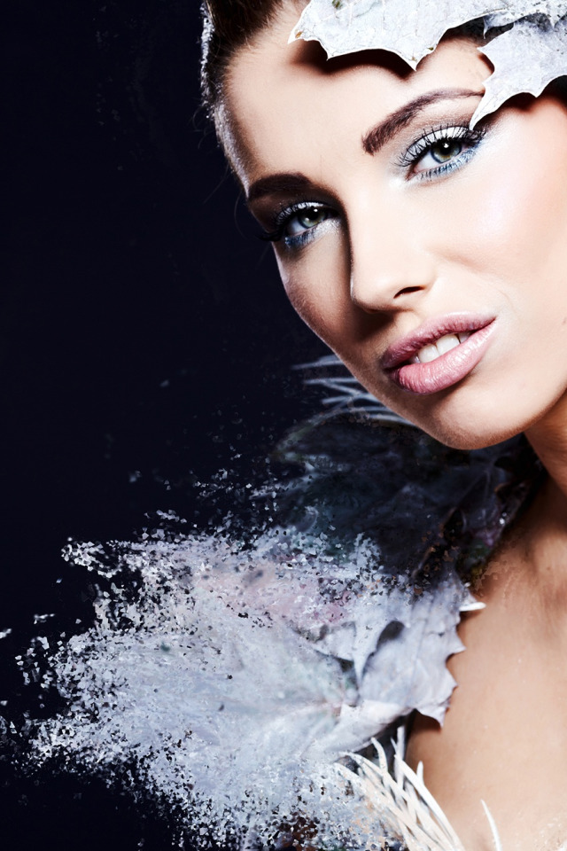 Download Wallpaper Look Face Creative Photoshop Portrait Makeup