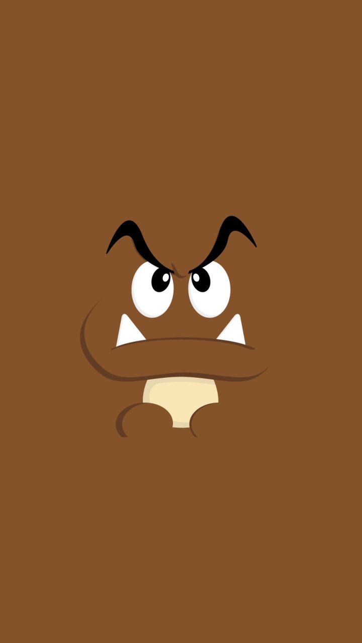 Download wallpaper face, enemy, Mario Bros, fungus, section minimalism ...