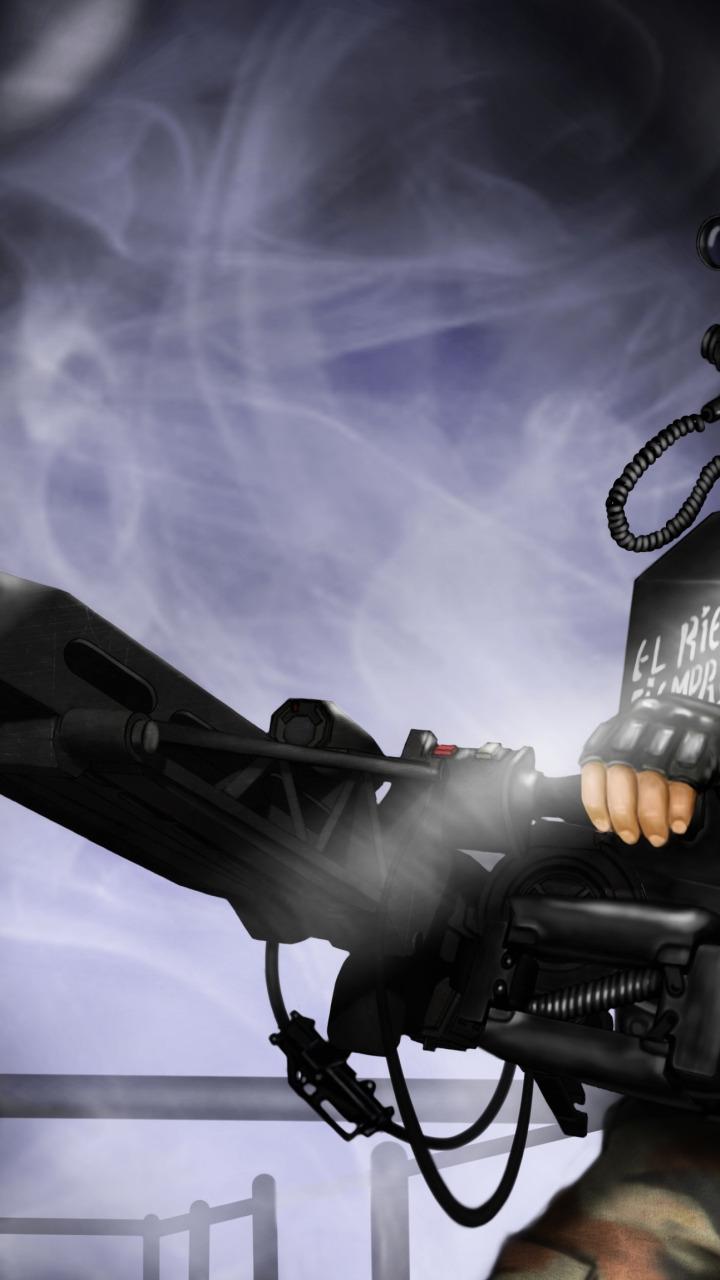 Download wallpaper figure, machine gun, Aliens, danliz, Vasquez ...