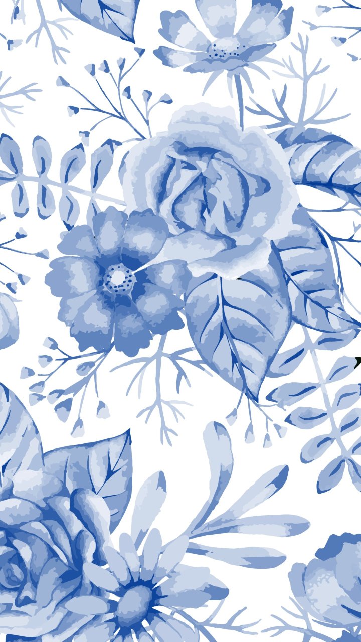 Download wallpaper Flowers, pattern, pattern, seamless, Floral ...