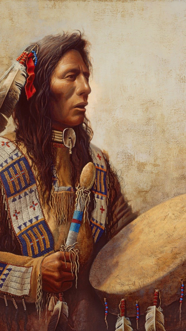 Download wallpaper art, native american, first people, Wakon Calling ... Download wallpaper art, native american, first people, Wakon Calling ...