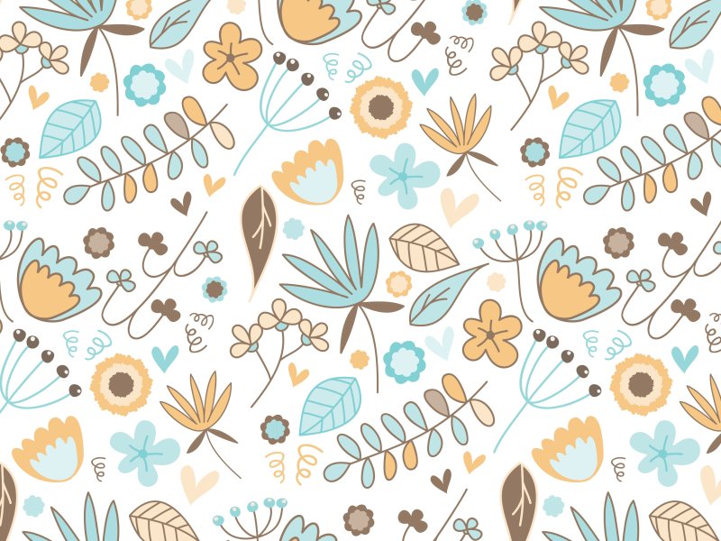 Download wallpaper flowers, background, pattern, vector, texture ...