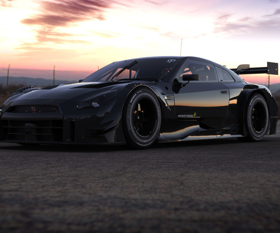 Download wallpaper Auto, Machine, Nissan, GT-R, Rendering, Nissan GT-R ...