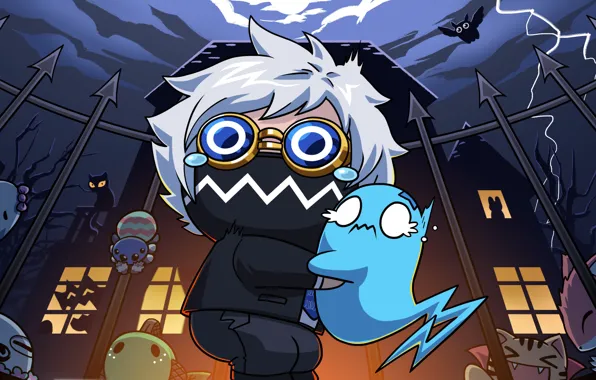 Download wallpaper Music, Cover, Monstercat, SPOOKY, Tokyo Machine ...