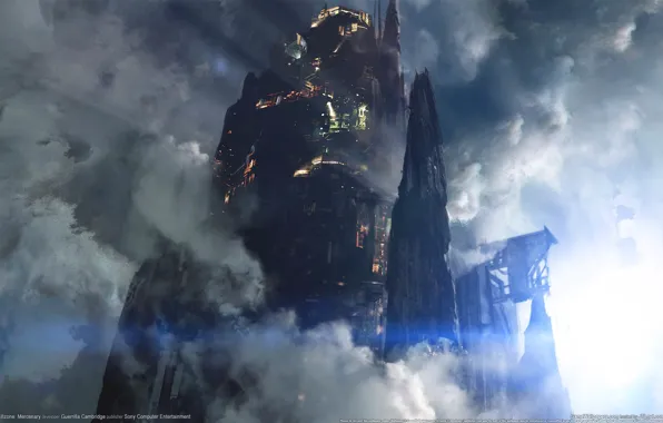 Wallpaper the sky, clouds, the city, building, Killzone: Mercenary ...