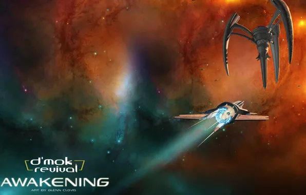 Wallpaper space, stars, flight, space station, awakening, book 1, d'mok ...