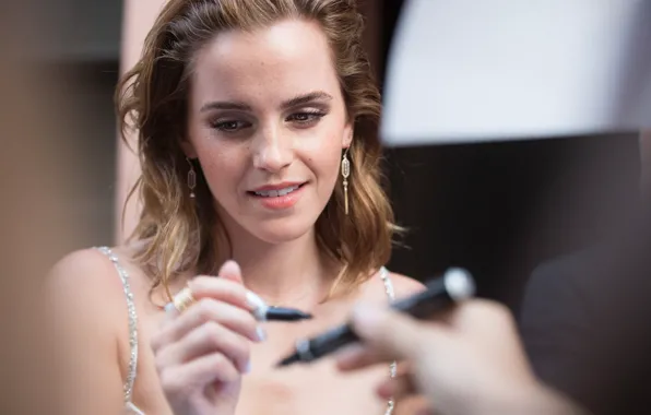Wallpaper stars, model, actress, Emma Watson, Emma Watson, autograph ...