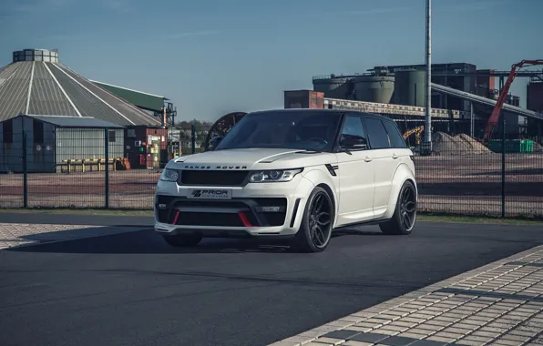 Wallpaper white, SUV, Land Rover, Range Rover, Sport, crossover, range ...