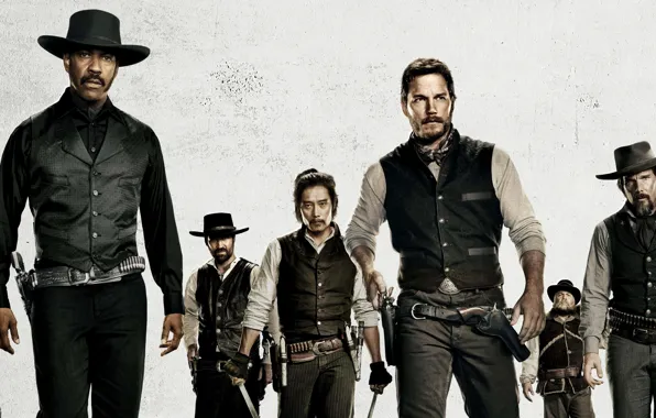 Download wallpaper actors, action, characters, Western, The Magnificent ...