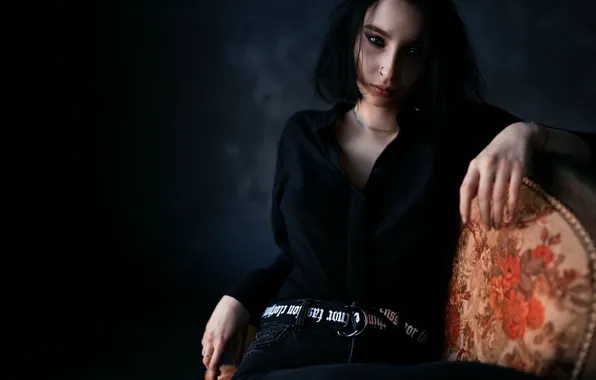 Wallpaper makeup, piercing, sponge, Kustarev Maxim for mobile and ...