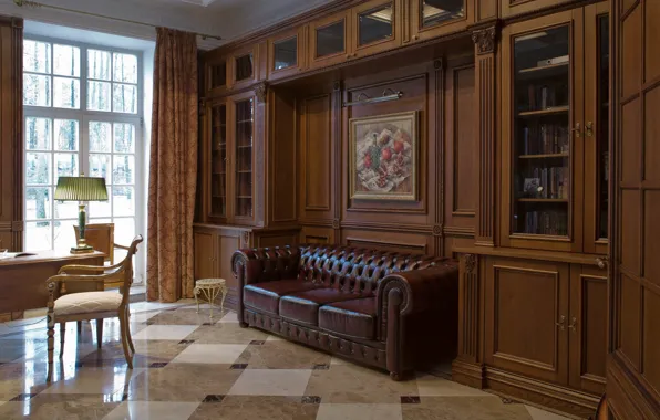 Download wallpaper style, room, interior, office, section interior in ...