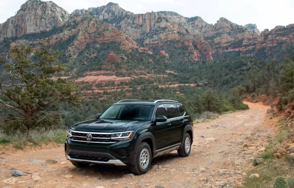 Wallpaper Volkswagen, primer, SUV, Atlas, 2020, Basecamp for mobile and ...