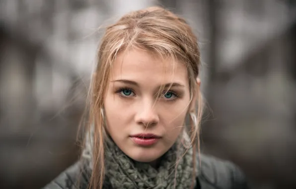 Wallpaper look, girl, portrait for mobile and desktop, section девушки ...