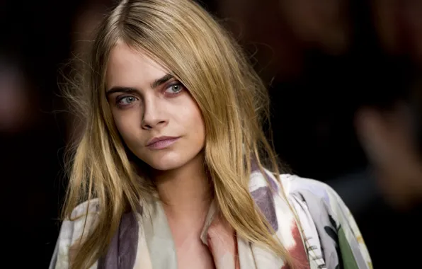 Wallpaper look, pose, model, makeup, actress, hair, Cara Delevingne ...