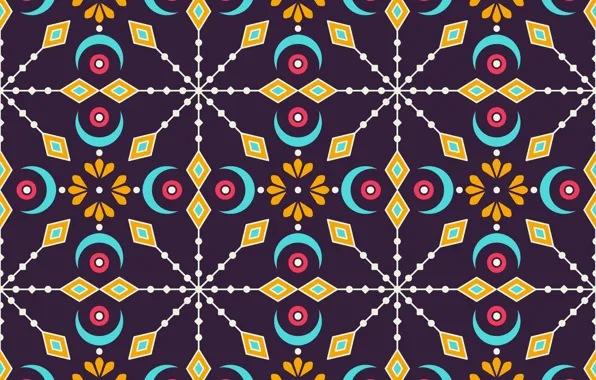 Download wallpaper background, pattern, ornament, Colorful, background ...