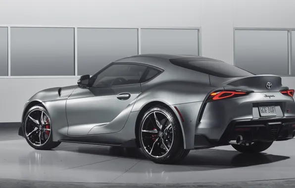 Wallpaper Toyota, rear view, Supra, 2019, Toyota GR Above, GR Above ...