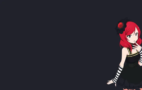 Download wallpaper girl, anime, hat, beauty, veil, Maki Nishikino, Love ...