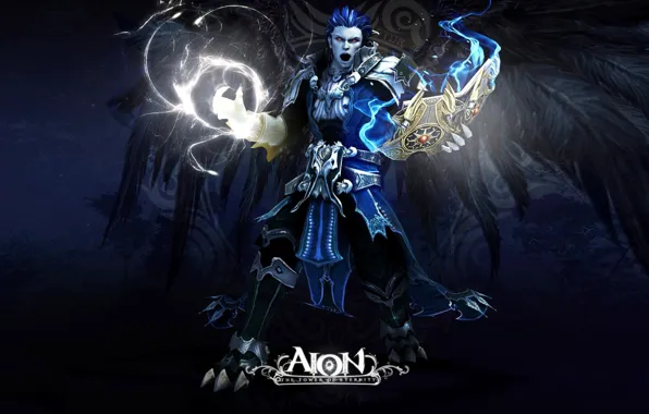 Download wallpaper magic, book, AION, section games in resolution 1920x1080