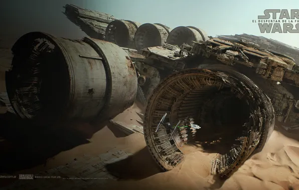 Wallpaper Star Wars, Star wars, The wrecked ship for mobile and desktop ...