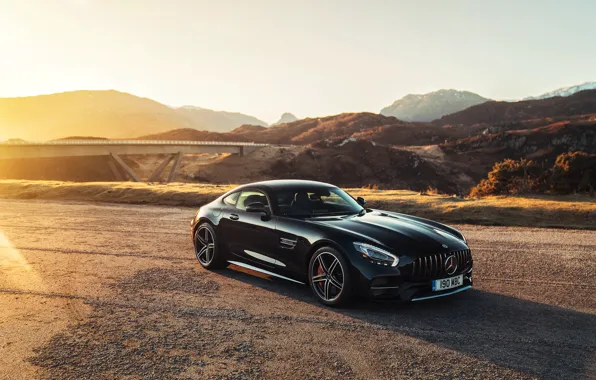 Wallpaper Roadster, Mercedes-Benz, side view, AMG, 2018, GT C for ...