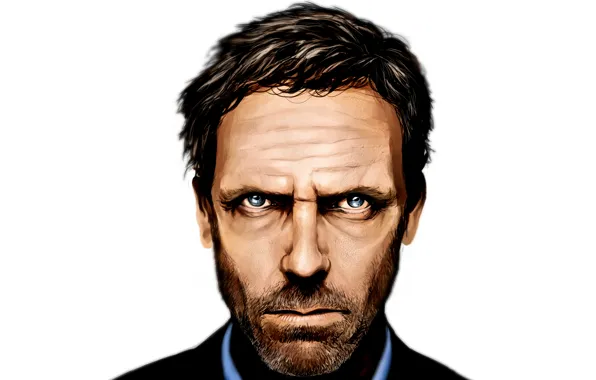 Wallpaper face, Hugh Laurie, Fox, Dr. House, House M.D, Hugh Laurie ...