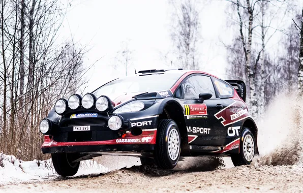 Wallpaper snow, Ford, Winter, Auto, Black, Sport, Race, Day, Lights ...