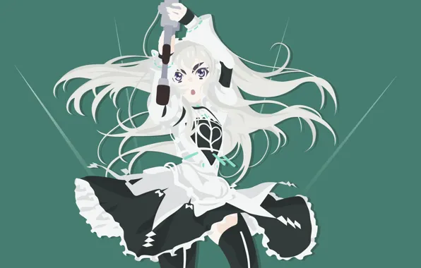 Wallpaper girl, background, art, vector graphics, Chaika Trabant ...