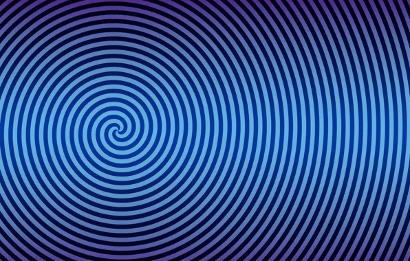 Wallpaper blue, background, spiral, rings for mobile and desktop ...