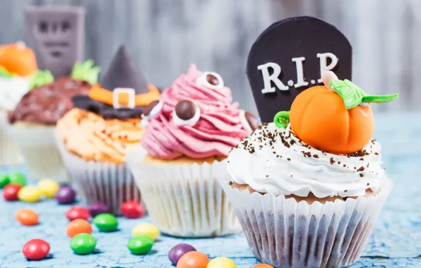 Wallpaper decoration, holiday, cream, cupcakes, Heluin for mobile and ...