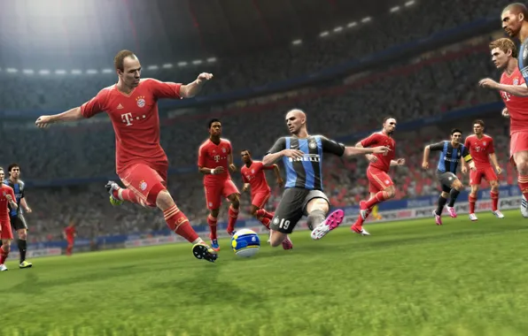Wallpaper robben, pro evolution soccer 2014, football simulator, pes ...