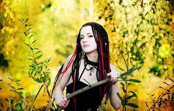 Download wallpaper girl, beauty, beautiful, dreadlocks, beautiful girl ...