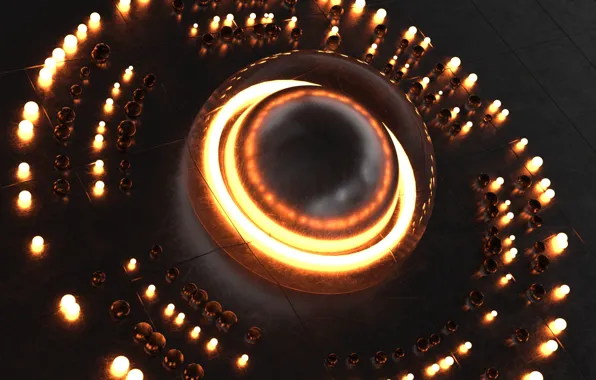 Wallpaper light, render, reflection, material, sphere, blender3d ...