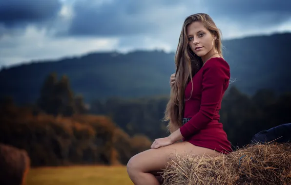 Wallpaper look, girl, Alexandra images for desktop, section девушки ...