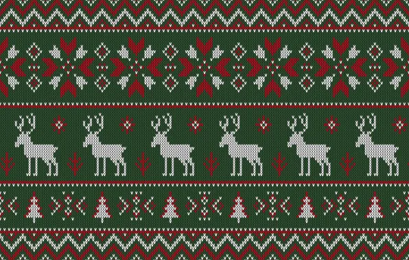 Winter Sweater Pattern Wallpaper