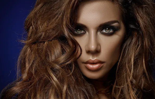 Wallpaper look, girl, face, makeup, singer, Anna Sedokova for mobile ...