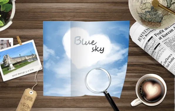 Wallpaper Table, Letter, mug for mobile and desktop, section разное ...