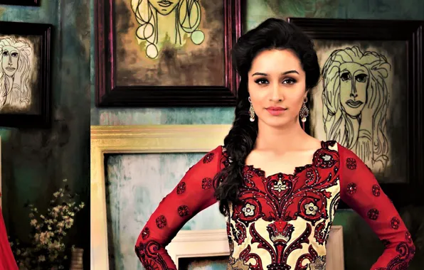 Wallpaper dress, cute, indian, brunnet, desi, shraddha Kapoor, kapoor ...