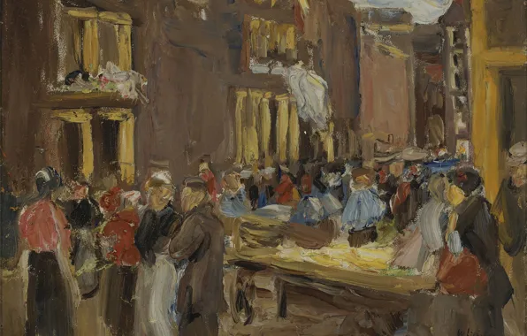 Wallpaper picture, the urban landscape, 1905, Max Liebermann, Max ...