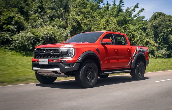 Wallpaper Ford, road, Ranger, drive, Ford Ranger Raptor for mobile and ...