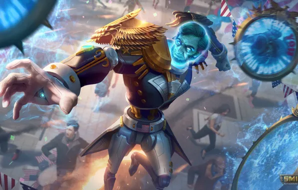 Wallpaper robot, Smite, Janus for mobile and desktop, section игры ...