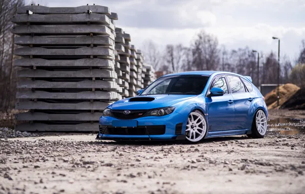 Download wallpaper Subaru, Impreza, WRX, Blue, STI, 4-Boxer, section ...