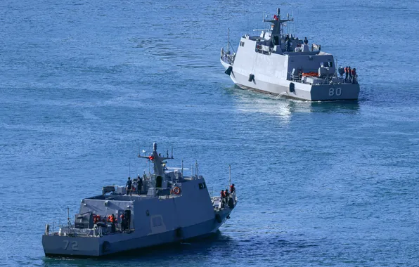 Wallpaper boat, Taiwan Navy, FACG-80, FACG-72 for mobile and desktop ...