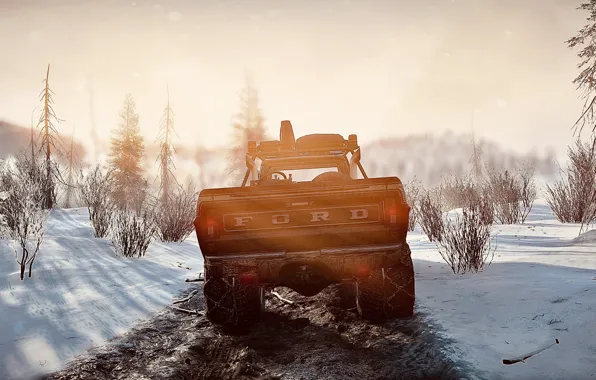 Wallpaper HDR, Alaska, Winter, Snow, Game, Trees, Cold, Sunlight for ...