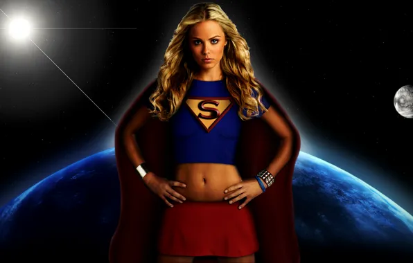 Download wallpaper girl, earth, super, section girls in resolution 320x400