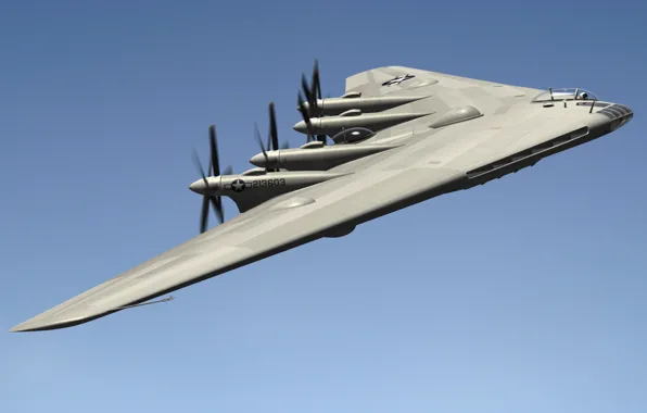 Wallpaper bomber, Northrop, XB-35, Flying Wing for mobile and desktop, section авиация ...