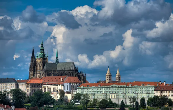 Download wallpaper Prague, Czech Republic, St. Vitus Cathedral, Prague ...
