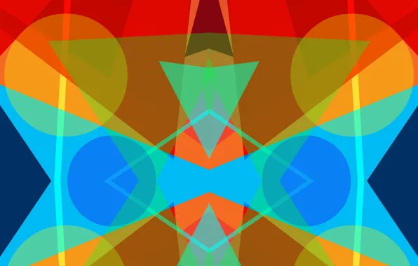 Wallpaper colored, figure, different for mobile and desktop, section ...