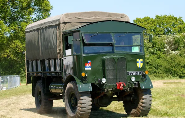 Wallpaper car, military, British, WW2, artillery tractor, AEC Matador ...