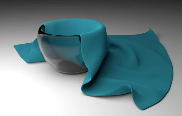 Wallpaper glass, rendering, vase, glass, rendering, vase, cloth ...