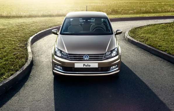 Wallpaper Volkswagen, sedan, Volkswagen, Sedan, Polo, Polo, 2015, Type ...